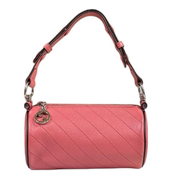 Gucci | Bags | Gucci Pink Leather Shoulder Bag | Poshmark